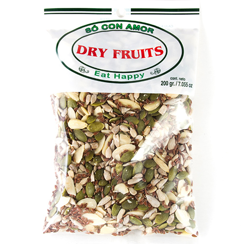 Mix ensalada maravilla, zapallo, almendra, linaza – Dry Fruits